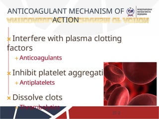 Anticoagulants.pptx ppt anticoagulant ppt | PPTX