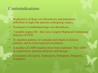 Anticoagulants 1 | PDF