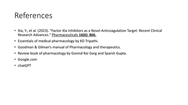 Anticoagulants Pptx