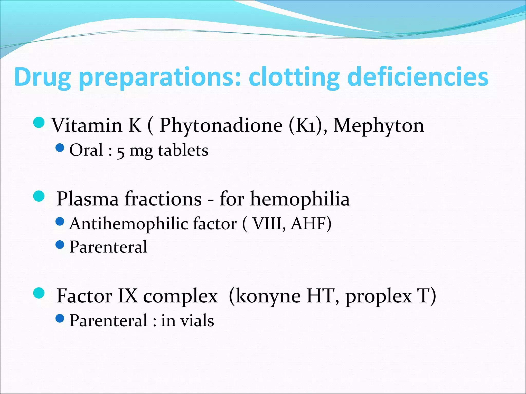 Anticoagulants 22 | PPT