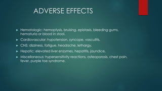 ANTICOAGULANTS | PPTX