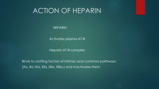 ANTICOAGULANTS | PPTX