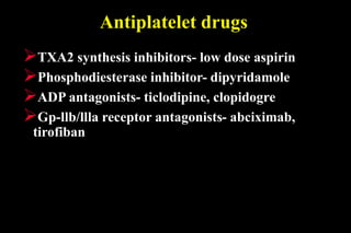 anticoagulants and antiplatelets.ppt