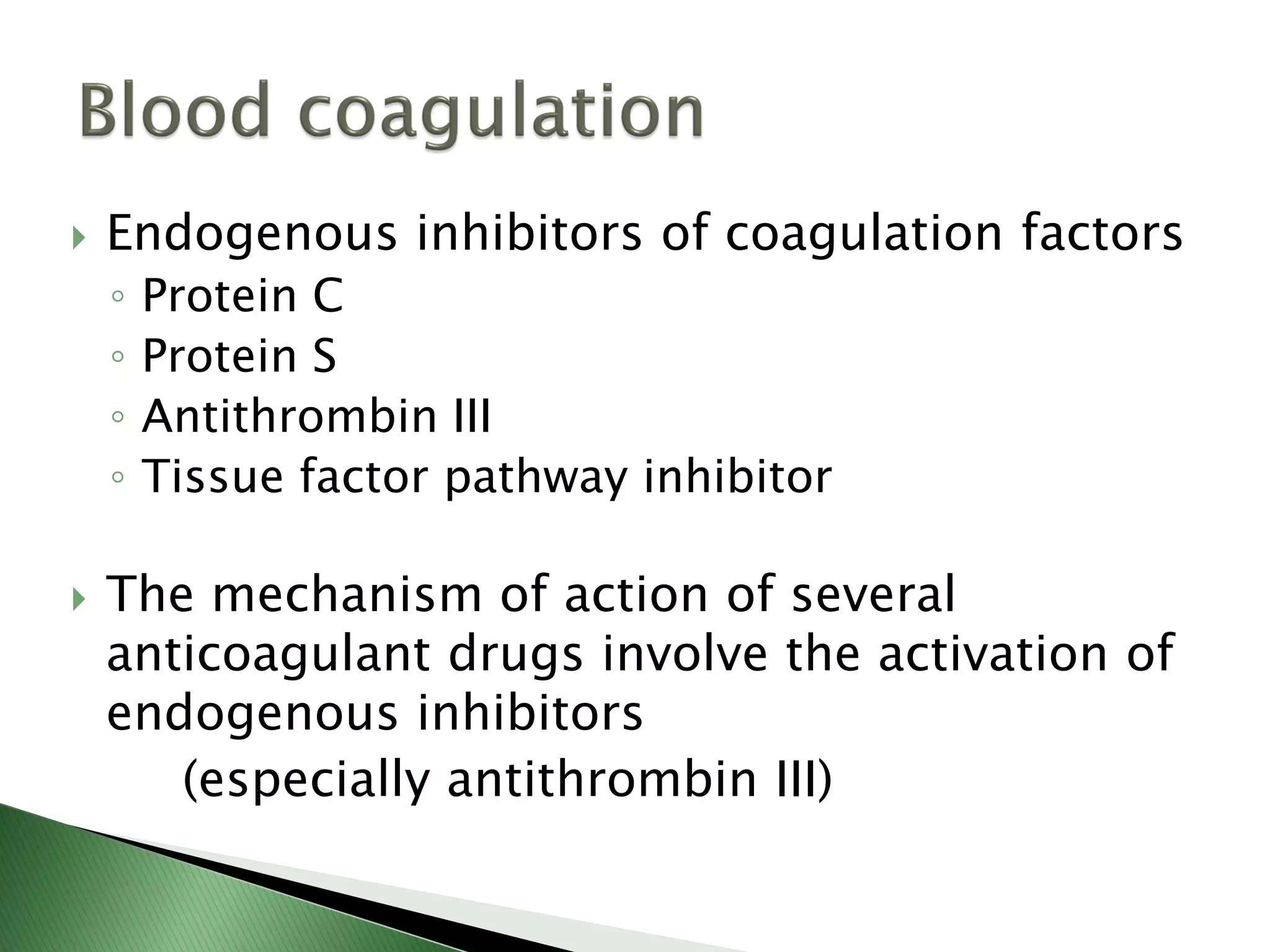 Anticoagulants and antiplatelets and hyperlipidemia drugs | PDF
