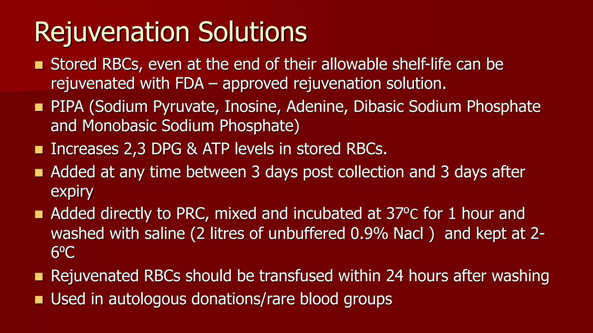 Anticoagulants and blood preservatives | PPTX