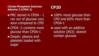 Anticoagulants and blood preservatives | PPTX