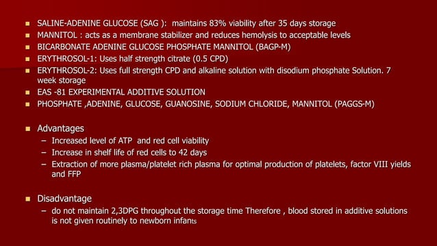 Anticoagulants and blood preservatives | PPTX