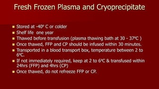 Anticoagulants and blood preservatives | PPTX
