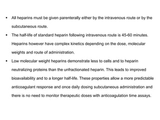 Anticoagulants and thrombolytic drugs.ppt | Blood Disorders | Diseases ...