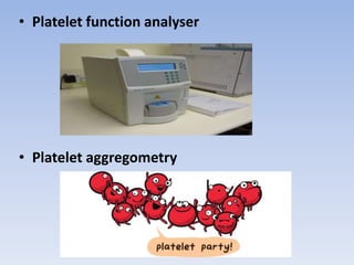 Anticoagulants, antiplatelet drugs and anesthesia | PPTX