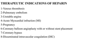 ANTICOAGULANTS BS Nursing pharmacolgy pptx | PPTX