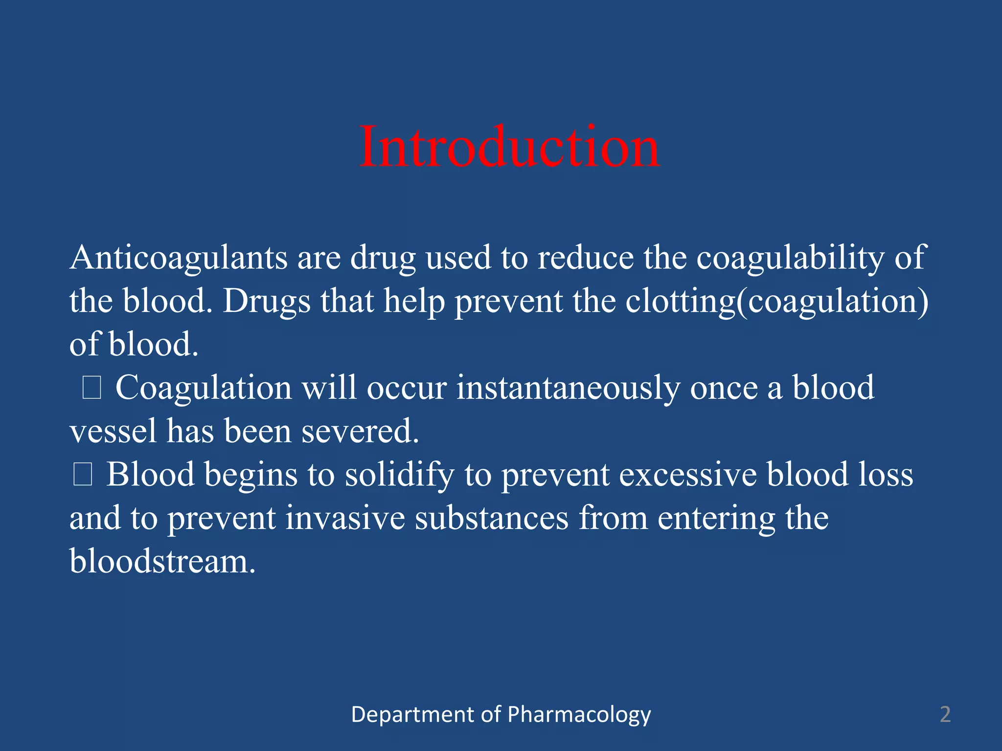 Anticoagulants by gyanendra kp | PPTX