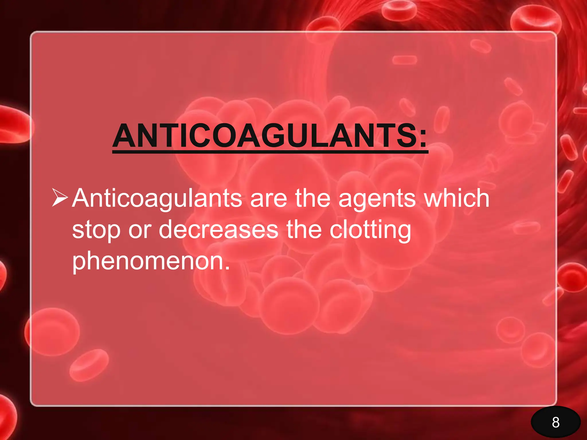 Anticoagulants, Fibrinolytic, Antiplatelet Agent.pptx