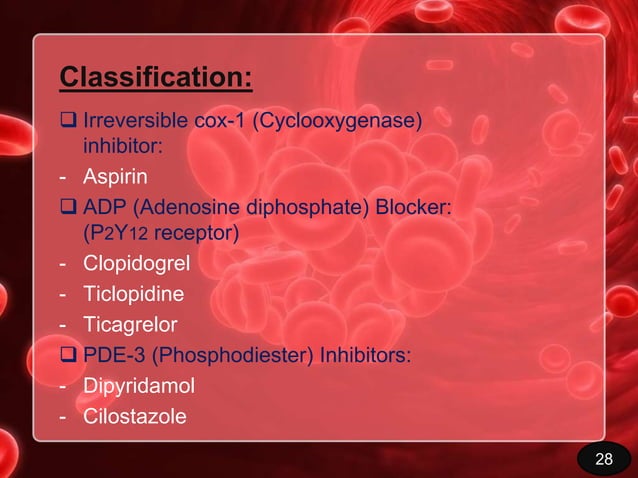 Anticoagulants, Fibrinolytic, Antiplatelet Agent.pptx
