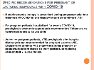 Anticoagulants in covid | PPTX