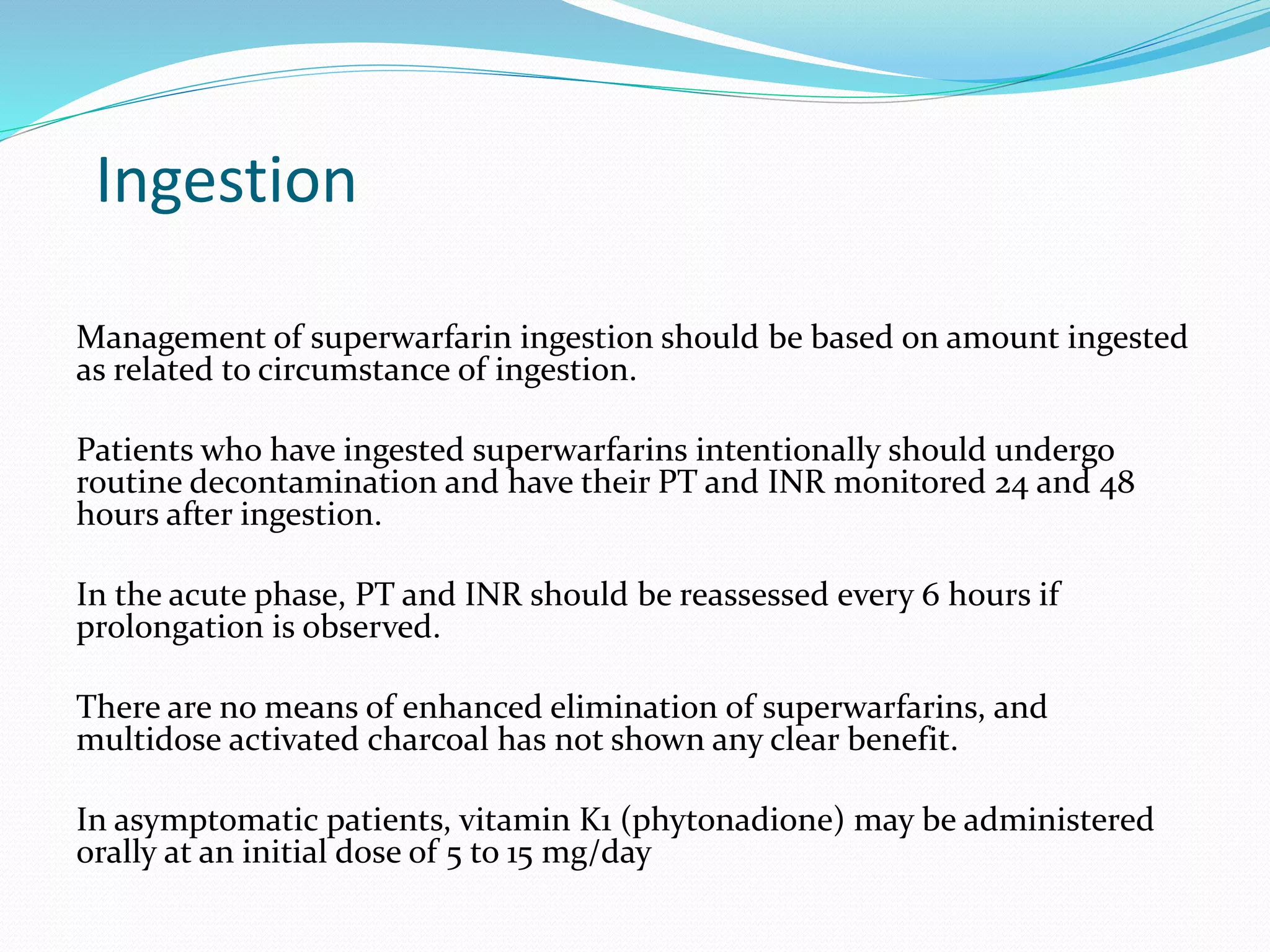 Anticoagulants overdose | PPTX