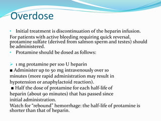 Anticoagulants overdose | PPTX