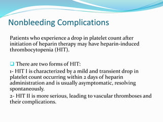 Anticoagulants overdose | PPTX