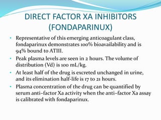 Anticoagulants overdose | PPTX