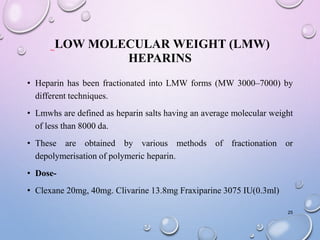 Anticoagulants | PPTX