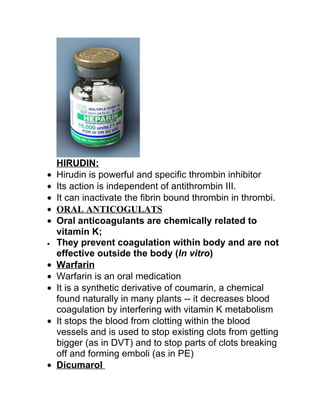 Anticoagulation | DOC