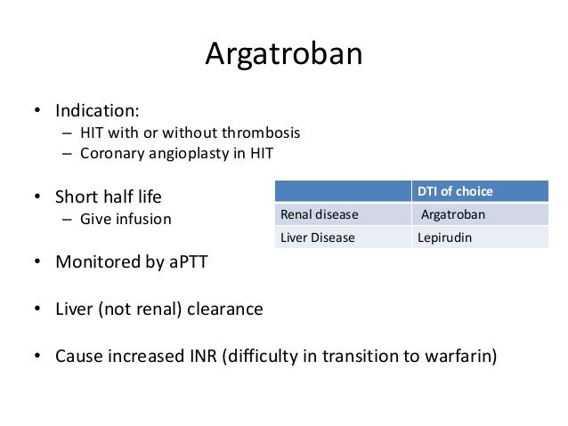 Anticoagulation and dvt