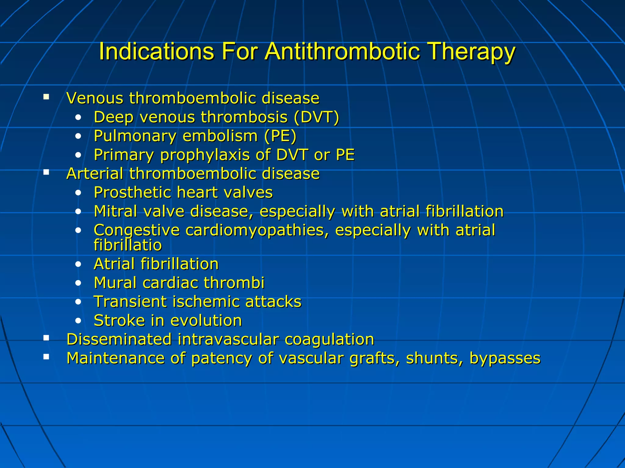 Anticoagulation and Neuraxial Techniques | PPT | Blood Disorders ...
