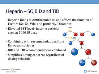 Anticoagulation and Regional Anesthesia | PPTX