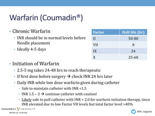 Anticoagulation and Regional Anesthesia | PPTX