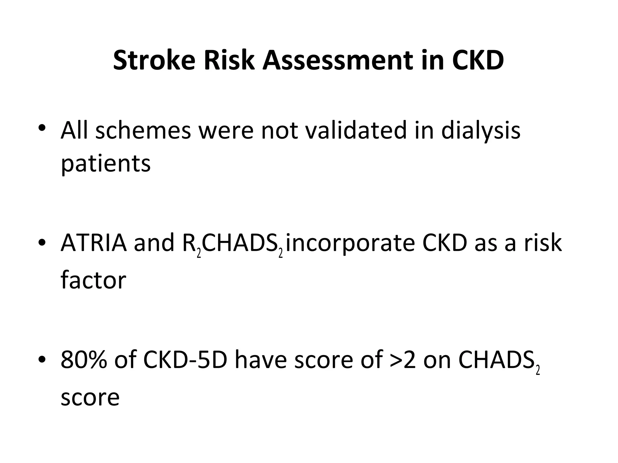 Anticoagulation in chronic kidney disease dr. mohsen el kossi | PPT