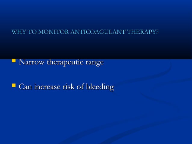 Anticoagulation in diagnostic and interventional procedure and ...