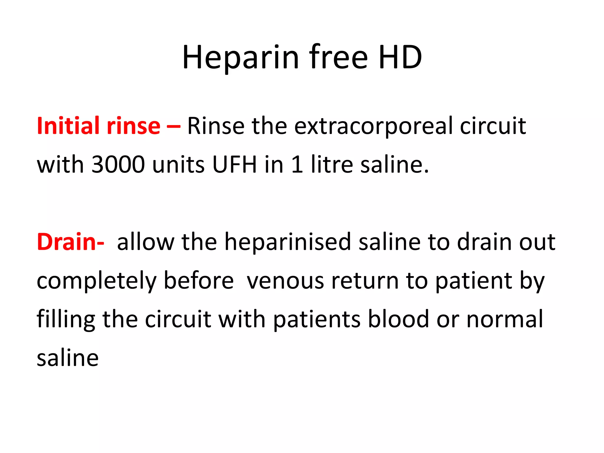 Anticoagulation in hemodialysis | PPTX