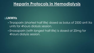 Anticoagulation in hemodialysis patients | PDF