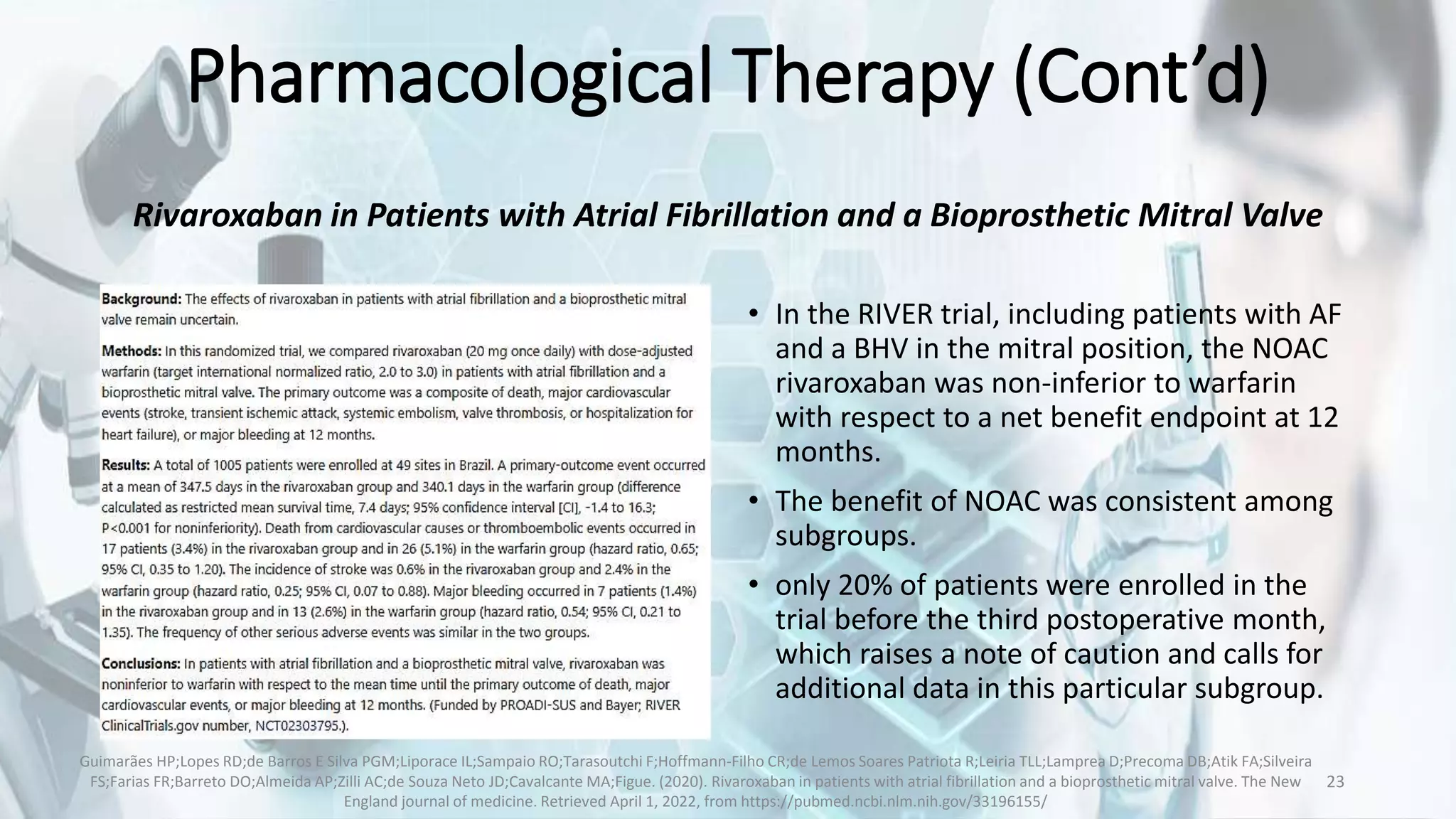 Anticoagulation in Valvular Heart Disease.pptx