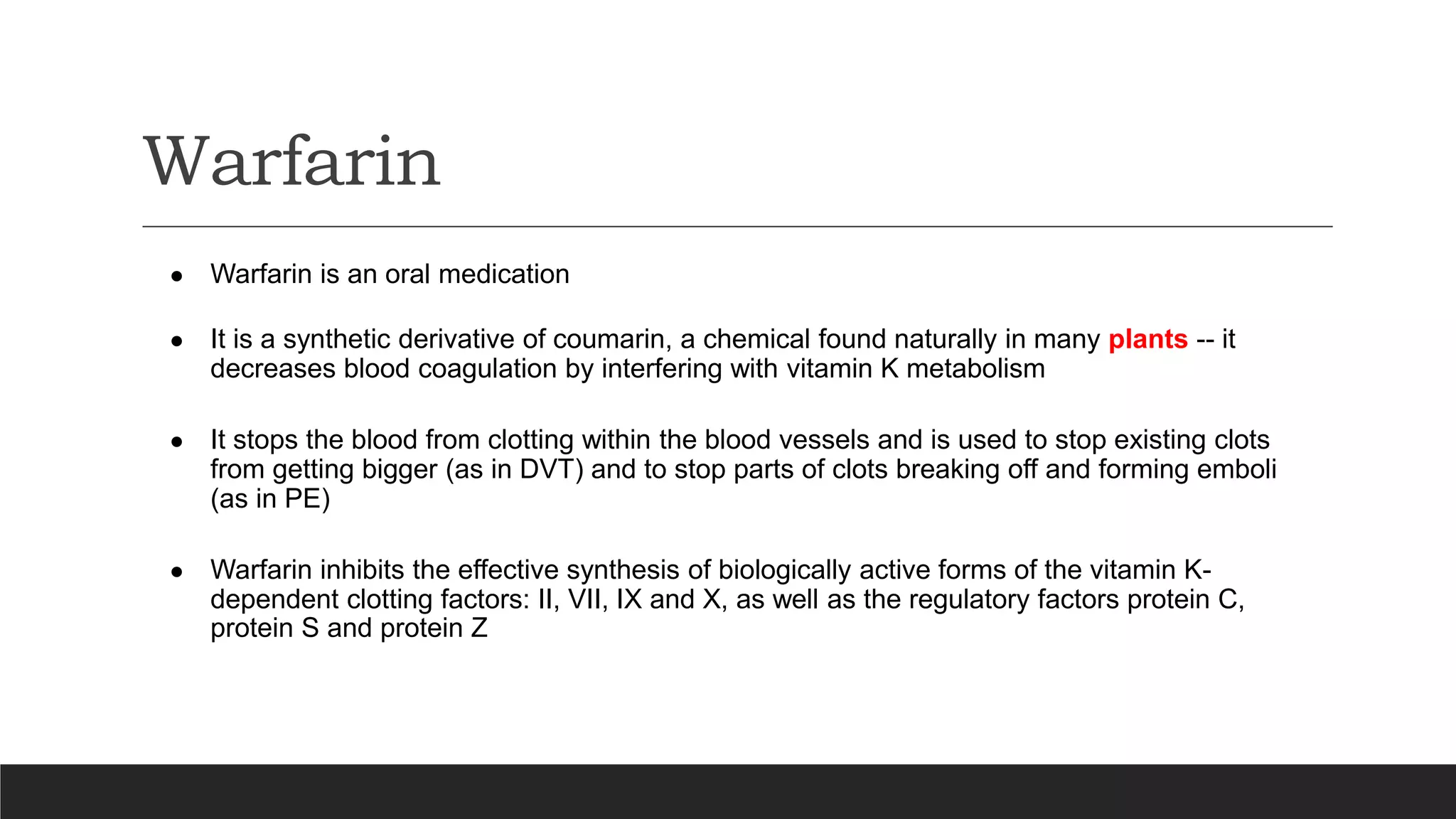 Anti coagulation when and where to use - Dr Krishna S.pptx
