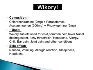 Anti cold tablets | PPTX