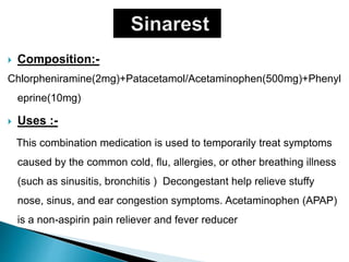 Anti cold tablets | PPTX