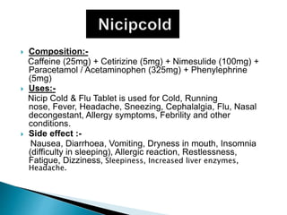 Anti cold tablets | PPTX