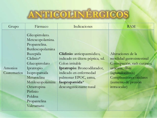 Anticolinergico