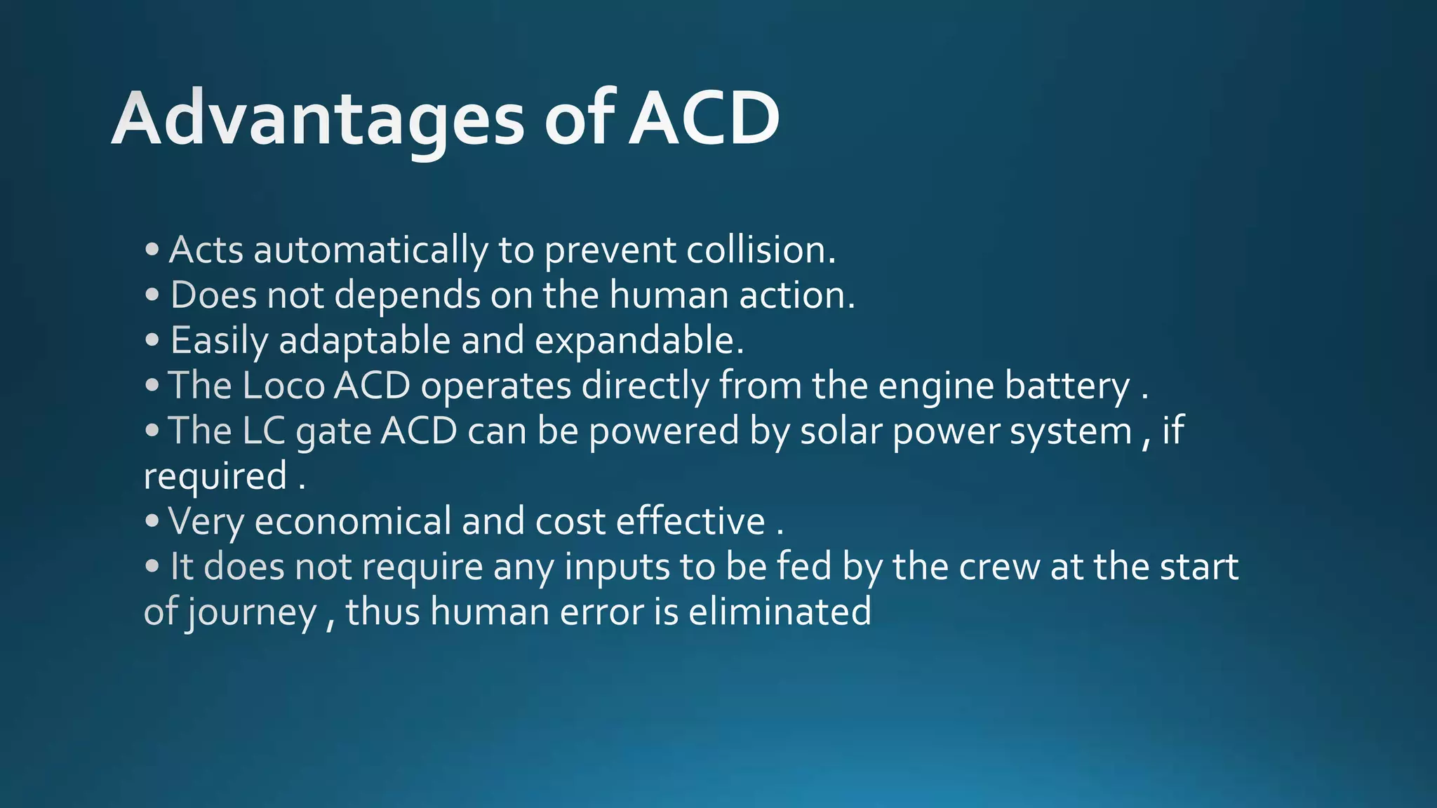 Anti collision device | PPTX | Rail Travel | Travel Type