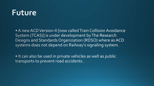 Anti collision device | PPTX | Rail Travel | Travel Type