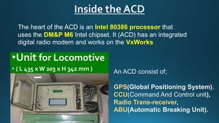 Anti collision device | PPTX | Rail Travel | Travel Type