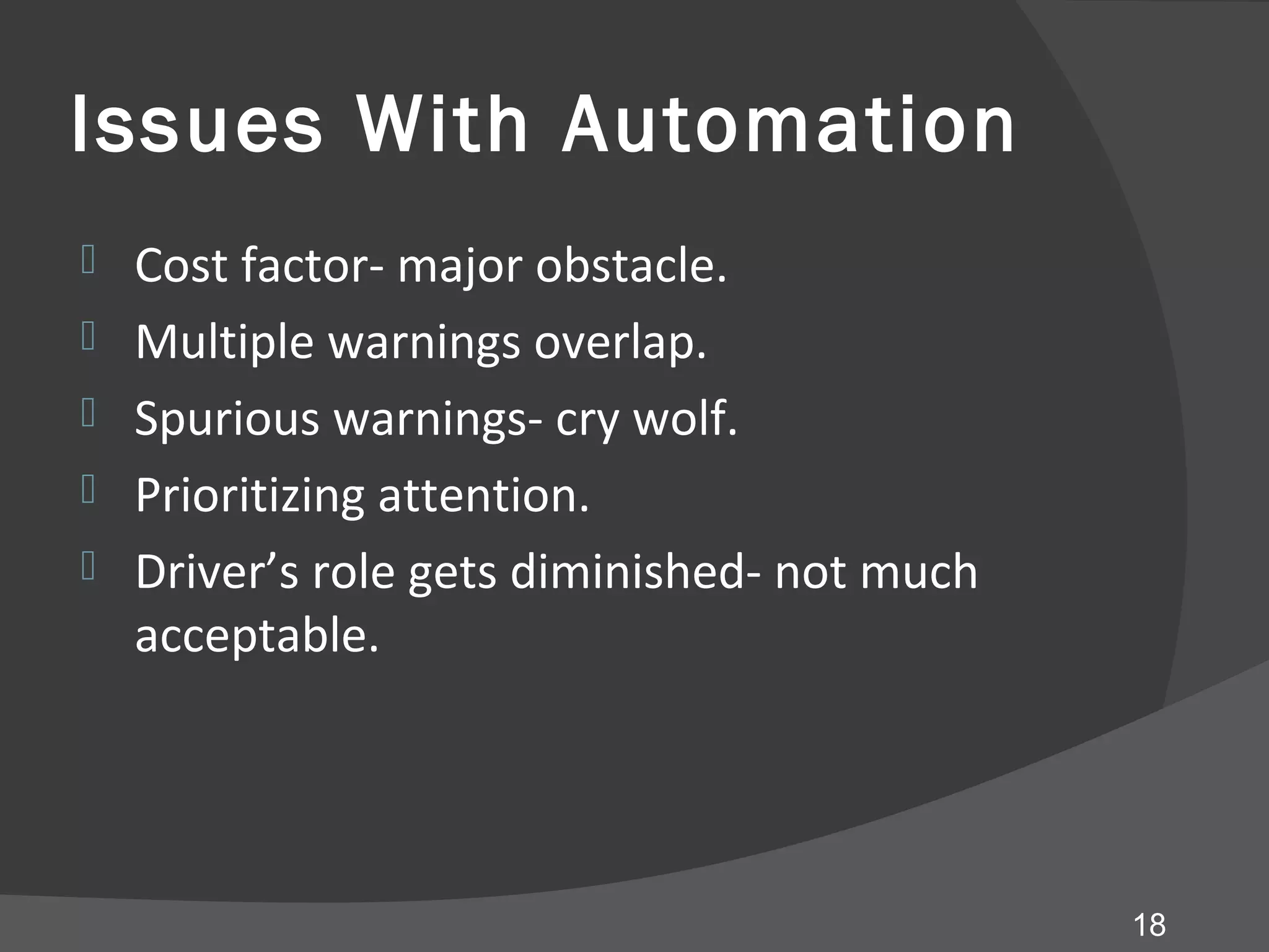 Anti collision technology of crashless cars | PPT | Auto Safety ...