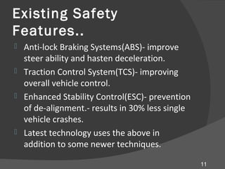 Anti collision technology of crashless cars | PPT | Auto Safety ...