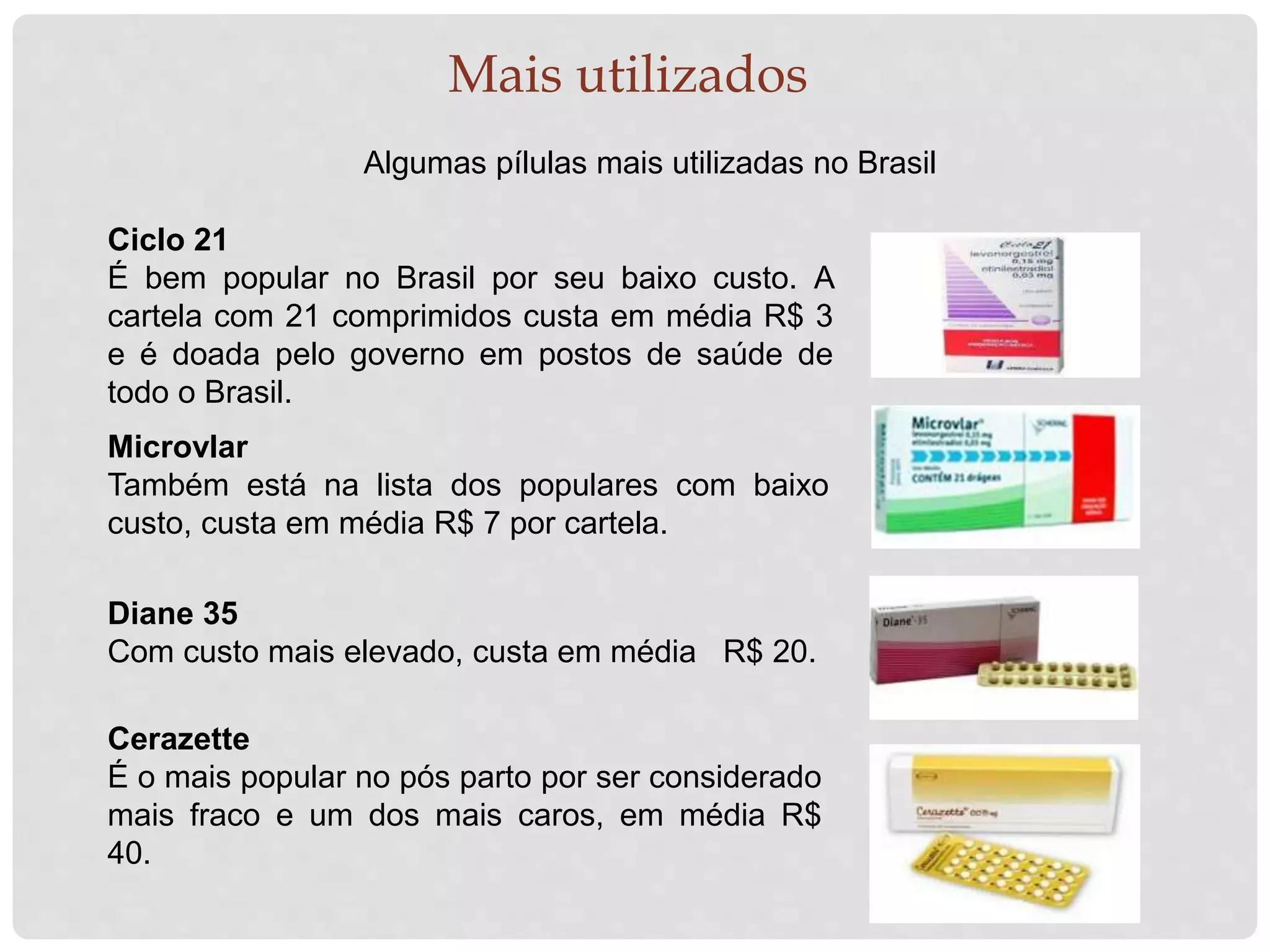 Anticoncepcionais Orais e Histerectomia | PPT