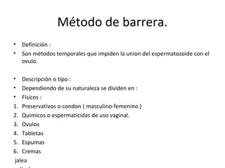 Anticonceptivos | PPT