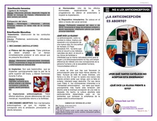triptico anticonceptivos | PPT