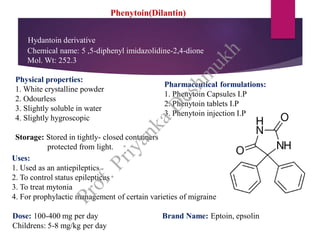 Anticonsulvants( PHARMACEUTICAL CHEMISTRY) | PPT