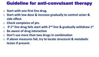 Anticonvalsant Drug for the treatment of convulsion | PPT
