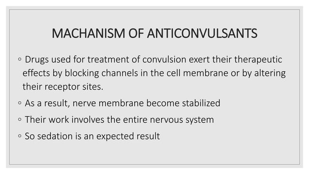 Anticonvulsant drugs | PPTX